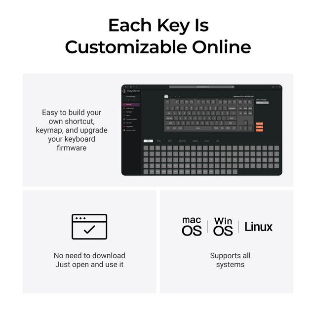 Keychron C3 Pro 8K Wired Mechanical Keyboard | Keychron UK