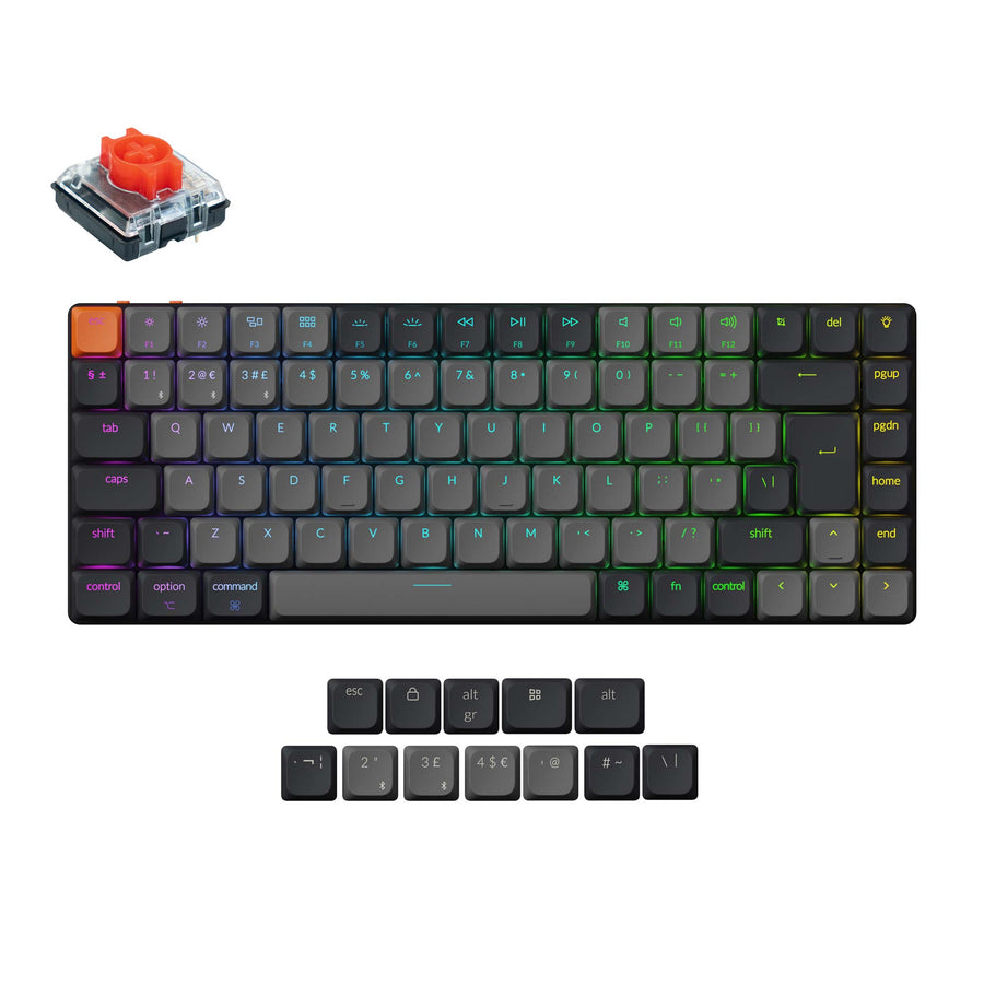 Keychron K3 QMK Wireless Mechanical Keyboard (ISO Layout) - Version 3 ...