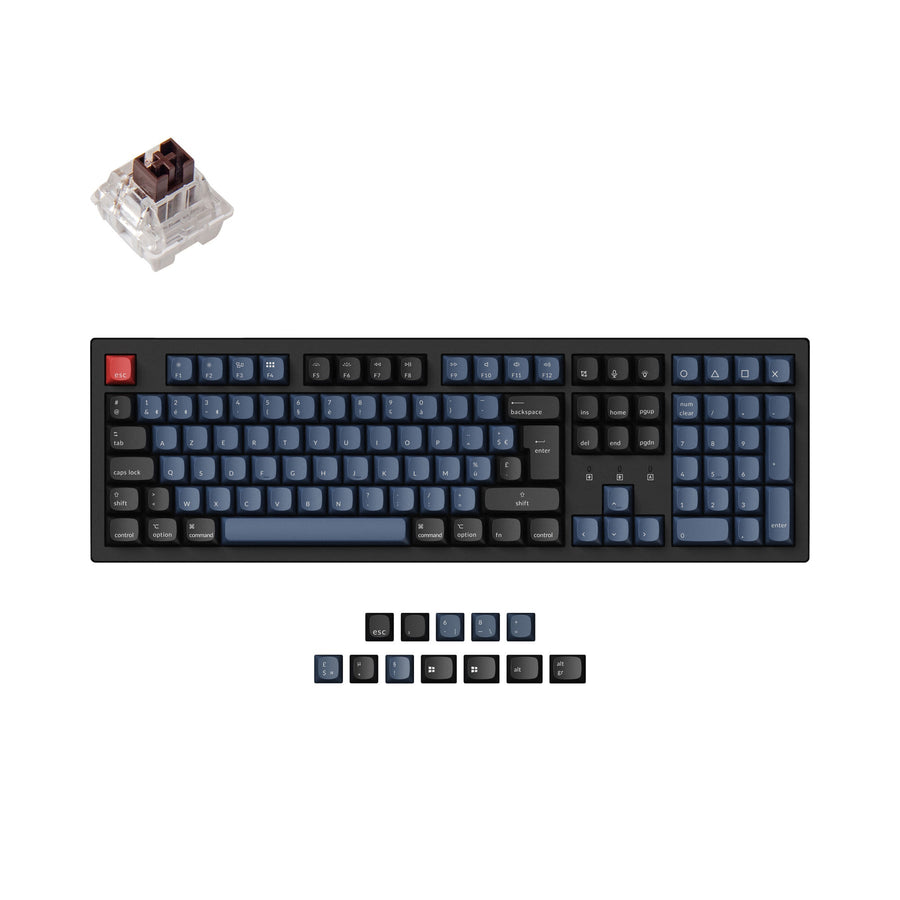 Keychron K10 Pro QMK/VIA Wireless Mechanical Keyboard ISO Layout Colle ...