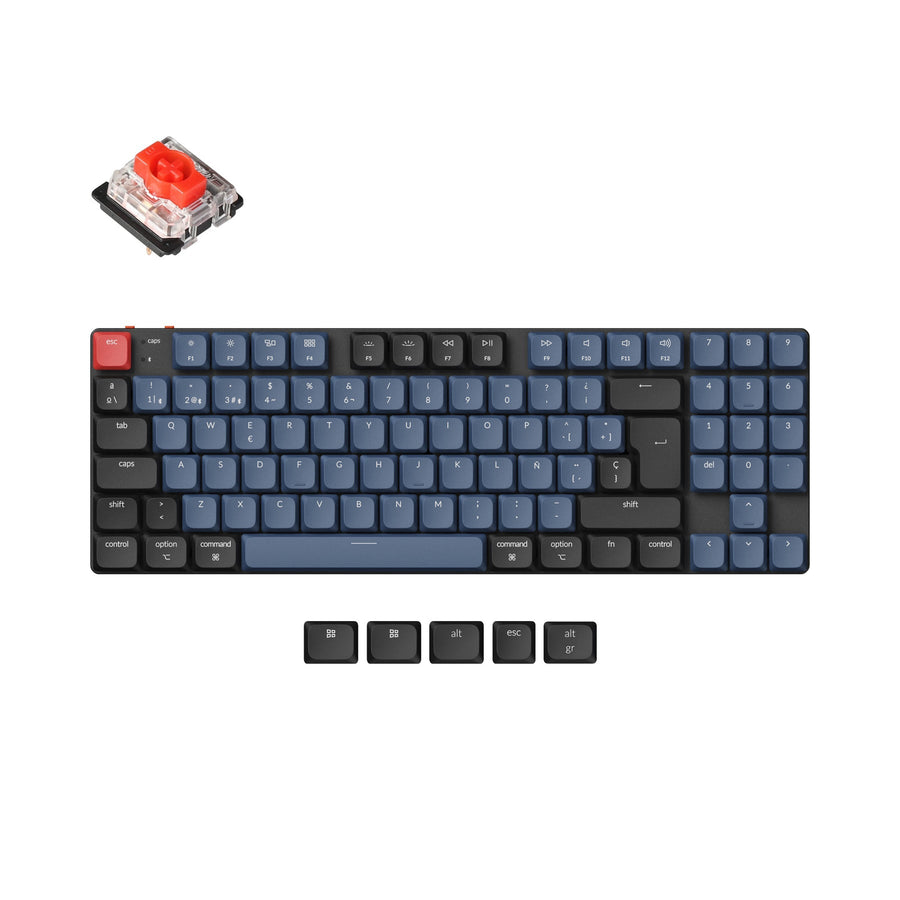 Keychron K13 Pro QMK/VIA Wireless Custom Mechanical Keyboard ISO Layou ...