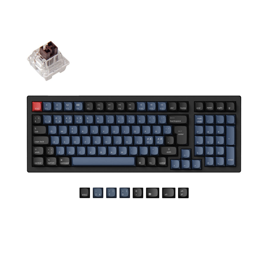 Keychron K4 Pro QMK/VIA Wireless Mechanical Keyboard ISO Layout Collec ...