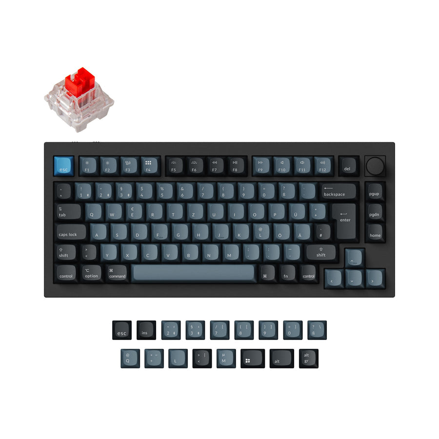 Keychron Q1 Pro QMK/VIA Wireless Custom Mechanical Keyboard ISO Layout ...